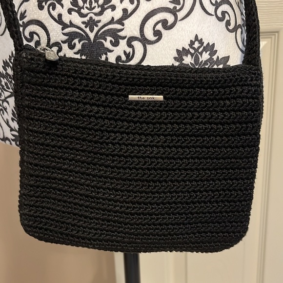 The Sak | Bags | Vintage Black Knit The Sak Crossbody Bag | Poshmark